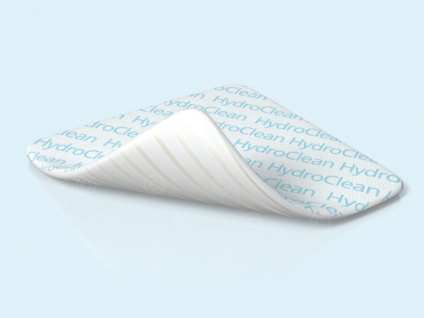 Illustration wound dressing HydroClean - MedicalGraphics