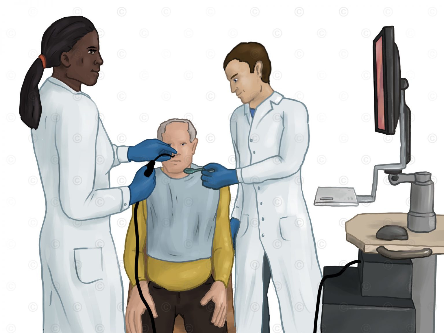 Examination positions dysphagia - MedicalGraphics