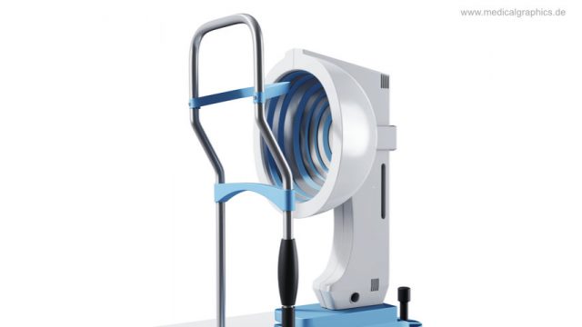 Free illustration Keratoscope - blue